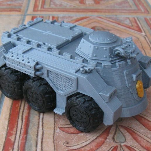 🛰 Tofty's Space Dwarf Wheeled APC・ STL File for 3D printing・Cults