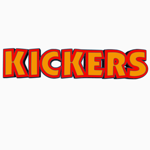 🇯🇵 KICKERS Logo Display by MANIACMANCAVE3D・ STL File for 3D printing・Cults