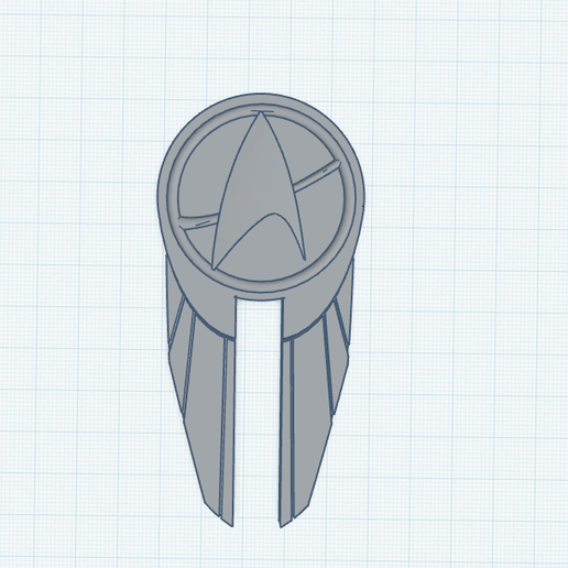 📛 Starfleet Academy Badge - Cadet・ STL File for 3D printing・Cults
