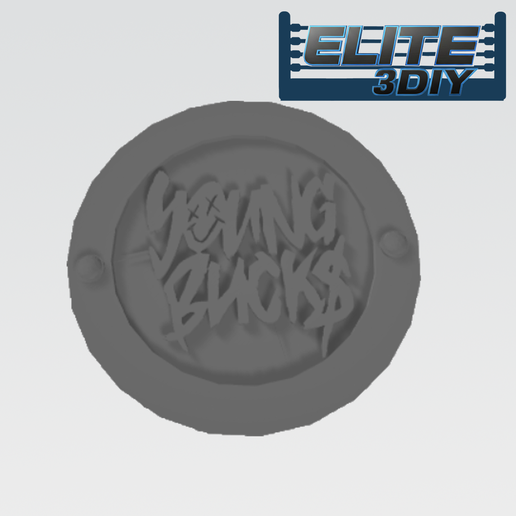 🤴 AEW The Young Bucks Side Plate・ STL File for 3D printing・Cults
