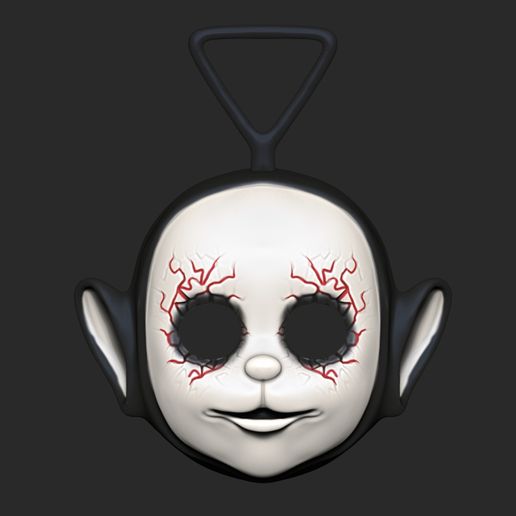 🎭 Teletubbies MASK -Tinky・ STL File for ・Cults