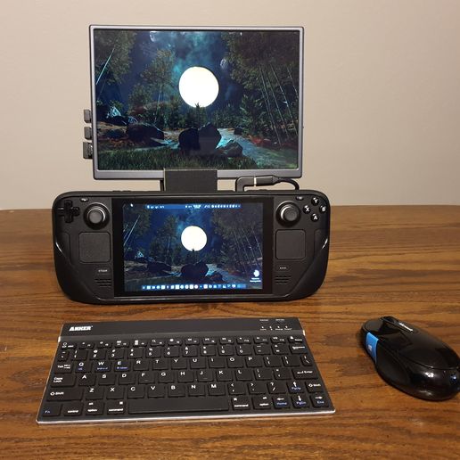 😤 Portable Monitor Mount for Steam Deck in JSAUX Modcase・Free STL File ...