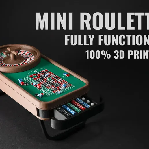 ♟ Mini Roulette MINI ROULETTE・Free 3D File for 3D printing・Cults