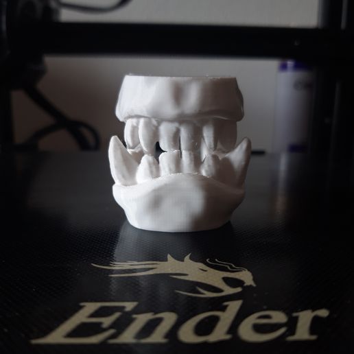 👹 Articulated Orc Teeth・ STL File for ・Cults