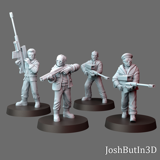 🎲 The Boddicker Gang・ STL File for 3D printing・Cults