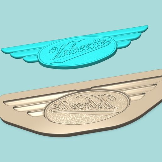 🏍️ Velocette Emblem - Motorbike - Classic - STL・ STL File for 3D ...