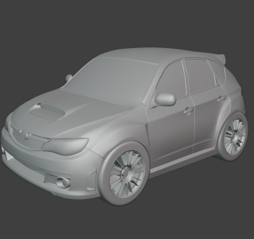 🚗 Subaru hatchback wrx MINI・ 3D File for 3D printing・Cults