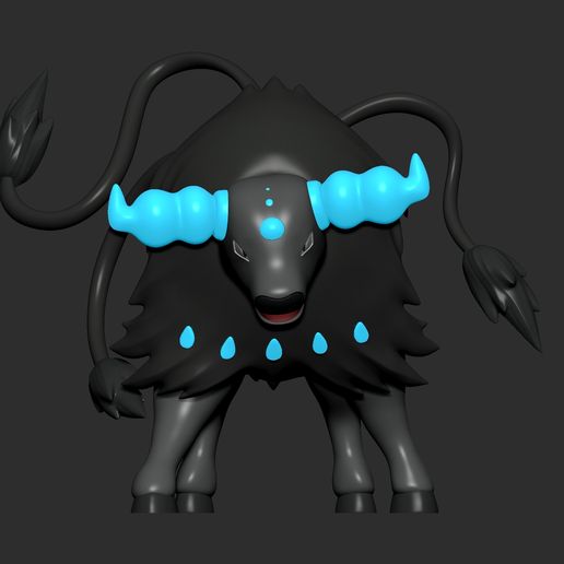 🐉 Pokemon - Paldean Tauros All Forms・ STL File for ・Cults