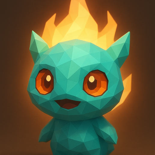 🎨 Emberling Low Poly・Archivo STL para Impresión 3D・Cults