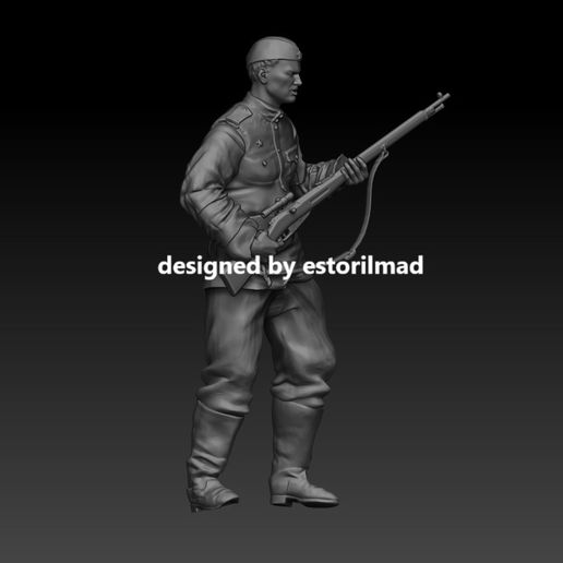 STL file WW2 RUSSIAN INFANTRY SOLDIER STALINGRAD 🫡 ・Model to download ...
