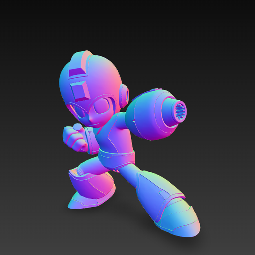 🎲 Megaman・ STL File for 3D printing・Cults