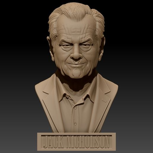 👤 JACK NICHOLSON printable bust・ 3D File for 3D printing・Cults