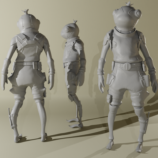 STL file Fishpool Deadpool SKIN FORTNITE FIGURE ・3D printable model to ...