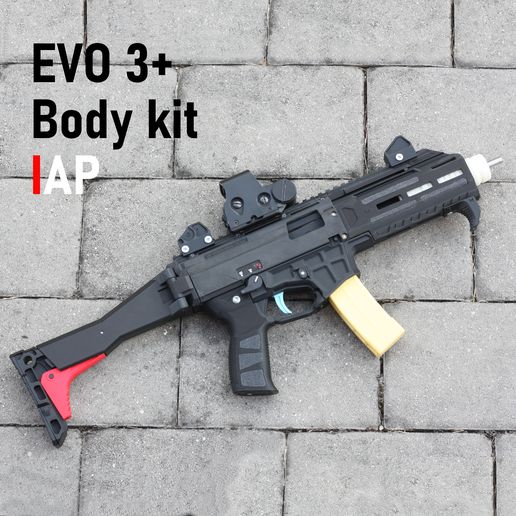🔫 AIRSOFT SCORPION EVO 3+ BODY KIT・ STL File for 3D printing・Cults