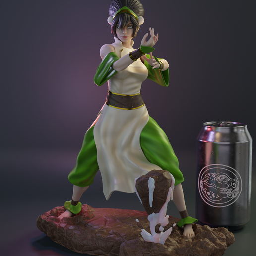 👾 Toph (the last airbender)・ STL File for 3D printing・Cults