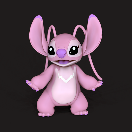 👼 Angel standing fanart (Lilo and stitch)・ STL File for 3D printing・Cults