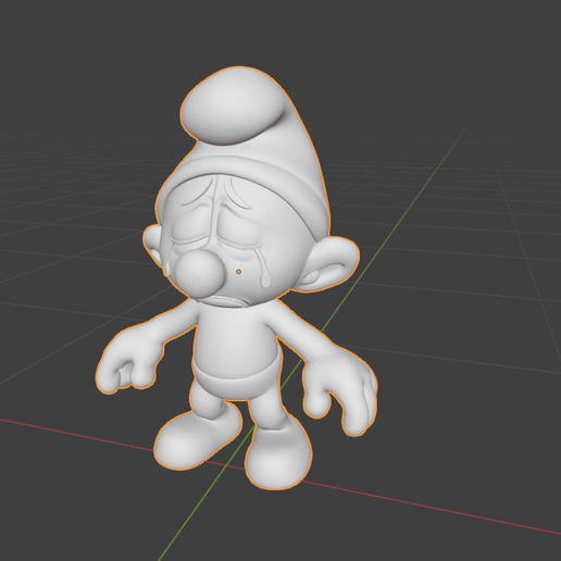 👾 Weepy Smurf・ STL File for 3D printing・Cults