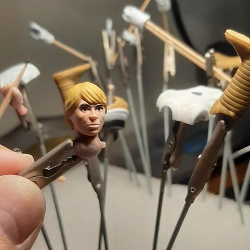 LUKE SKYWALKER (Farmboy) // GI Joe // O-Ring Action Figure imprimable ...