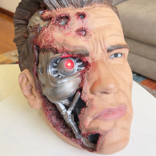 👽 Terminator T800 - Mask・ STL File for 3D printing・Cults