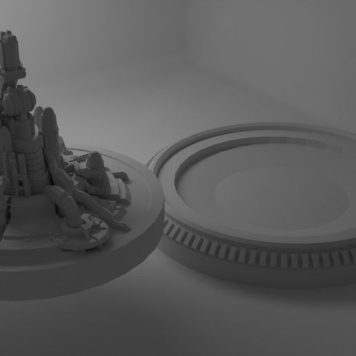 🏙️ Midgar City + Base・ STL File for 3D printing・Cults
