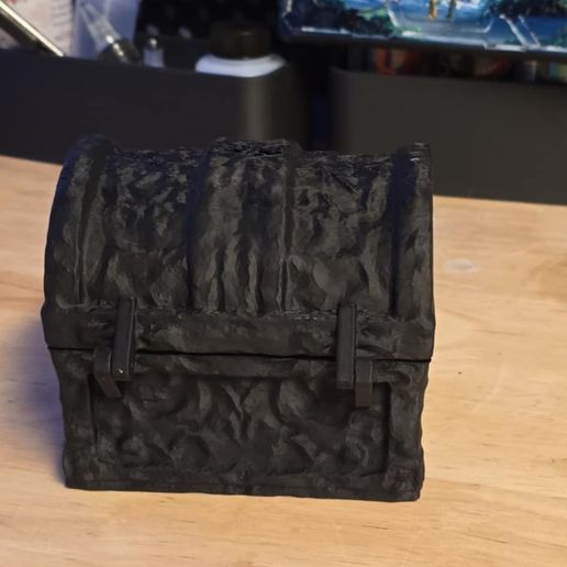 👹 MIMIC TREASURE CHEST DICE CASE OR NINTENDO SWITCH GAME CASE・Free STL ...
