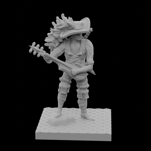 🎸 Bard - Guitar - Musician - V2 - DnD - by STF_CSC・Free 3D File for 3D ...