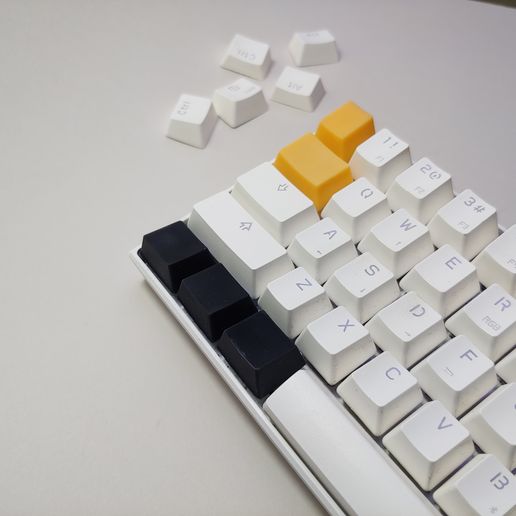 ⌨️ Blank Keycap bottom row 1.25u・Free STL File for ・Cults