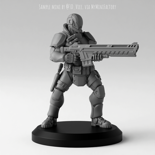 🎲 RACKHAM style round bases (inspired by AT43 and CO4) - Set・Free STL ...