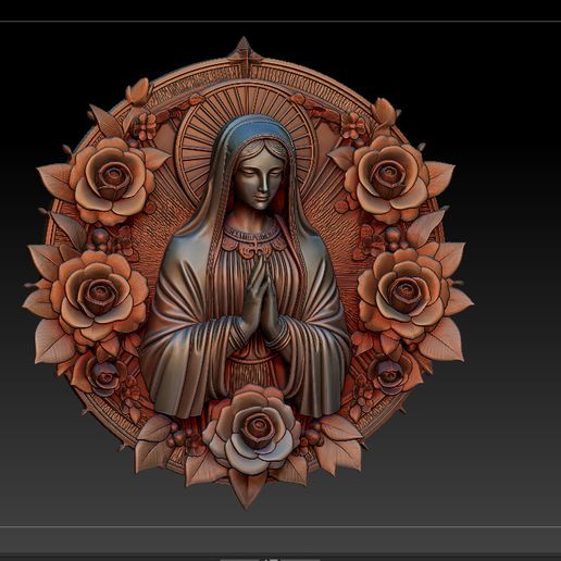 🗿 MOTHER MARY ( VIRGIN MARY) v2・ STL File for 3D printing・Cults