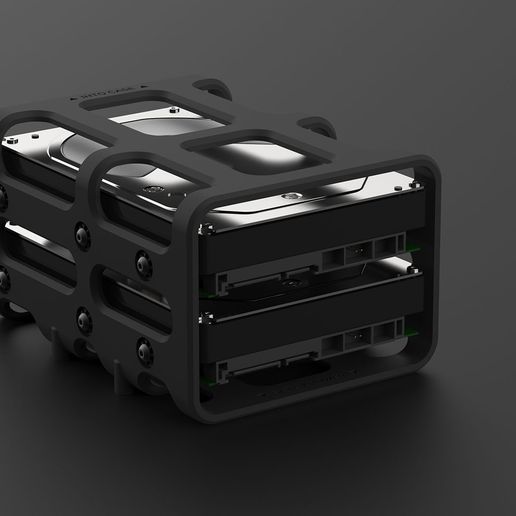 💻 NZXT H510 / H710 (i, Flow, Elite) Hard Drive Mounting Rack - 2x HDD ...