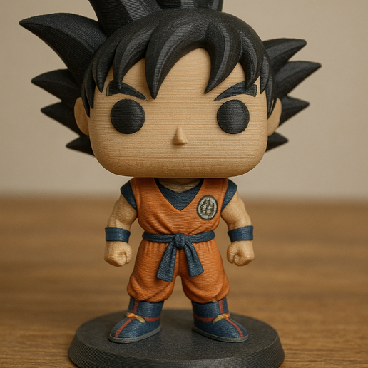 🐉 Son Goku Figure (Dragon Ball) / Goku Figure (Dragon Ball)・ STL File ...