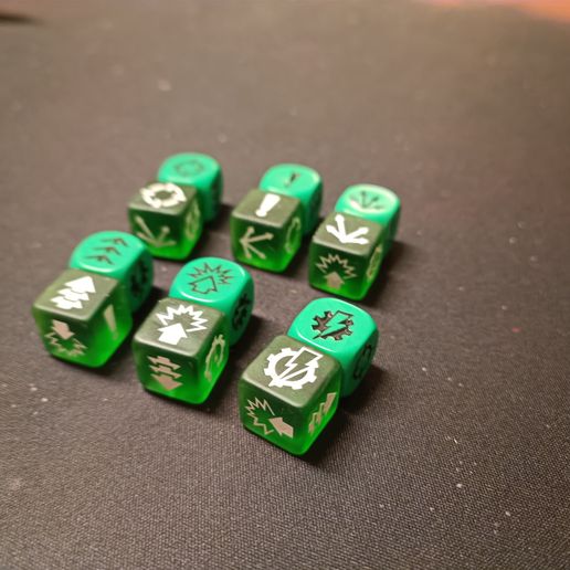 🎲 Battlefleet Gothic Orders Dice (SUpported)・Free STL File for ・Cults