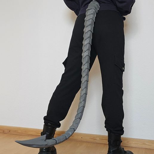 😈 Devil Tail articulated・ 3D File for 3D printing・Cults