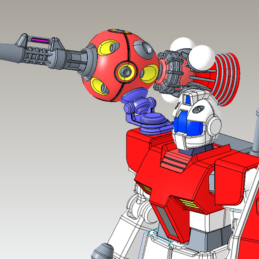 🔫 [Bit with mount] MA weapon for Newtype pilot.・ 3D File for 3D ...