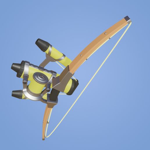 STL file Splatoon 3 bow Tri-Stringer Splat Bow cosplay 🏹 ・3D printer ...