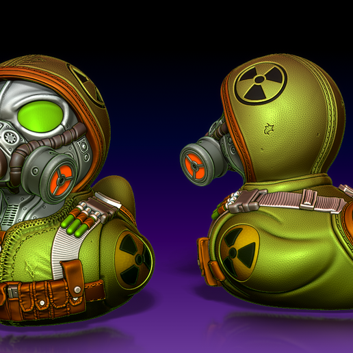 🦆 Nuclear/Apocalyptic Duck・ 3D File for 3D printing・Cults