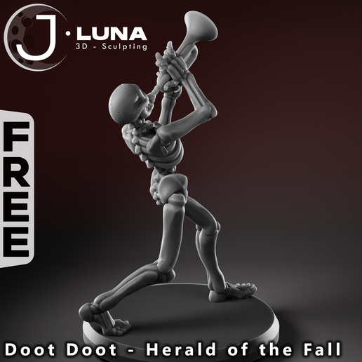 🍂 Doot Doot - Herald of the Fall・Free STL File for 3D printing・Cults