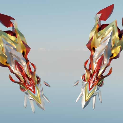 🥉 Honkai impact 3rd Fu Hua Fenghuang of Vicissitude Torch of Eons: Skyfire 3d print 3d model・ 3D ...