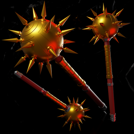 🎬 Hawkman Mace - Real size Scale - Black Adam 2022 Movie 3D print model ...