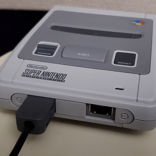 🎮 SNES Classic EU front panel・Free 3D File for ・Cults