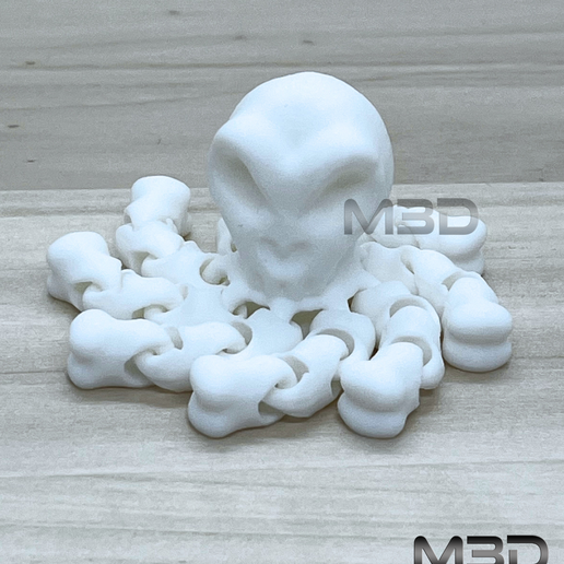 👽 Mini Alien Flexi Skull / without brackets / 3mf included・Free STL ...