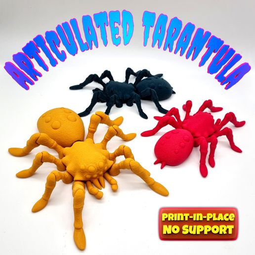 STL file Articulated Tarantula 🎨 (3MF)・3D printable model to download・Cults