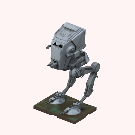 ⭐ Star Wars AT-ST・ STL File for 3D printing・Cults
