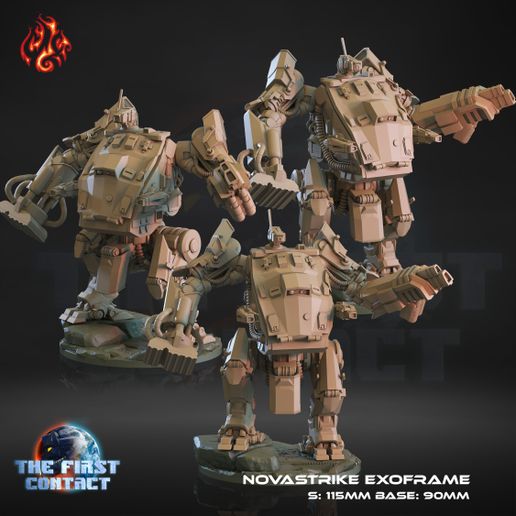 👹 Novastrike Exoframe・ 3D File for ・Cults