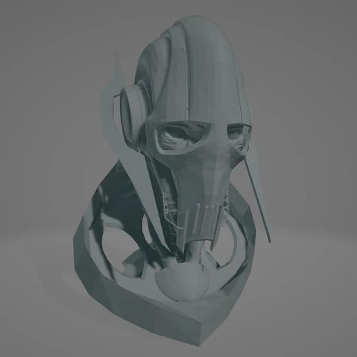 👤 GENERAL GRIEVOUS Complete Life Size Bust SUPER EASY TO PRINT!!!・ STL ...