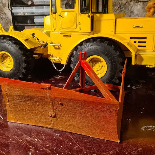 🚜 Snowplow for MUDRUNNER K700 KIROVETS RC TRACTOR 4X4・Free STL File for ...