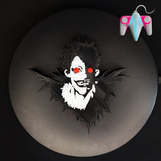 STL file Ryuk shinigami Logo 🏢 ・3D printer design to download・Cults
