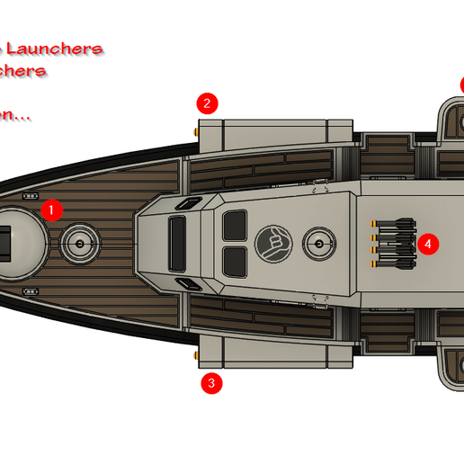 🛥️ Caiman Patrol Boat・ 3D File for 3D printing・Cults