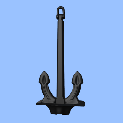 3D file Hall Anchor by Hingley Netherton (TITANIC Anchor) ⚓ ・3D ...