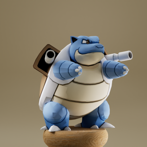 🐉 Blastoid - Pokemon・Free STL File for ・Cults
